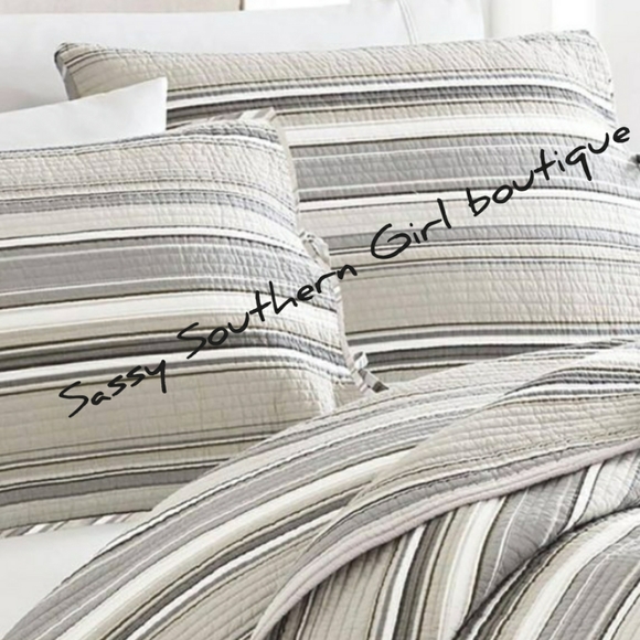 Sassy Southern Girl Home | Bedding | Fresno Seaside Cottage Quilted ...